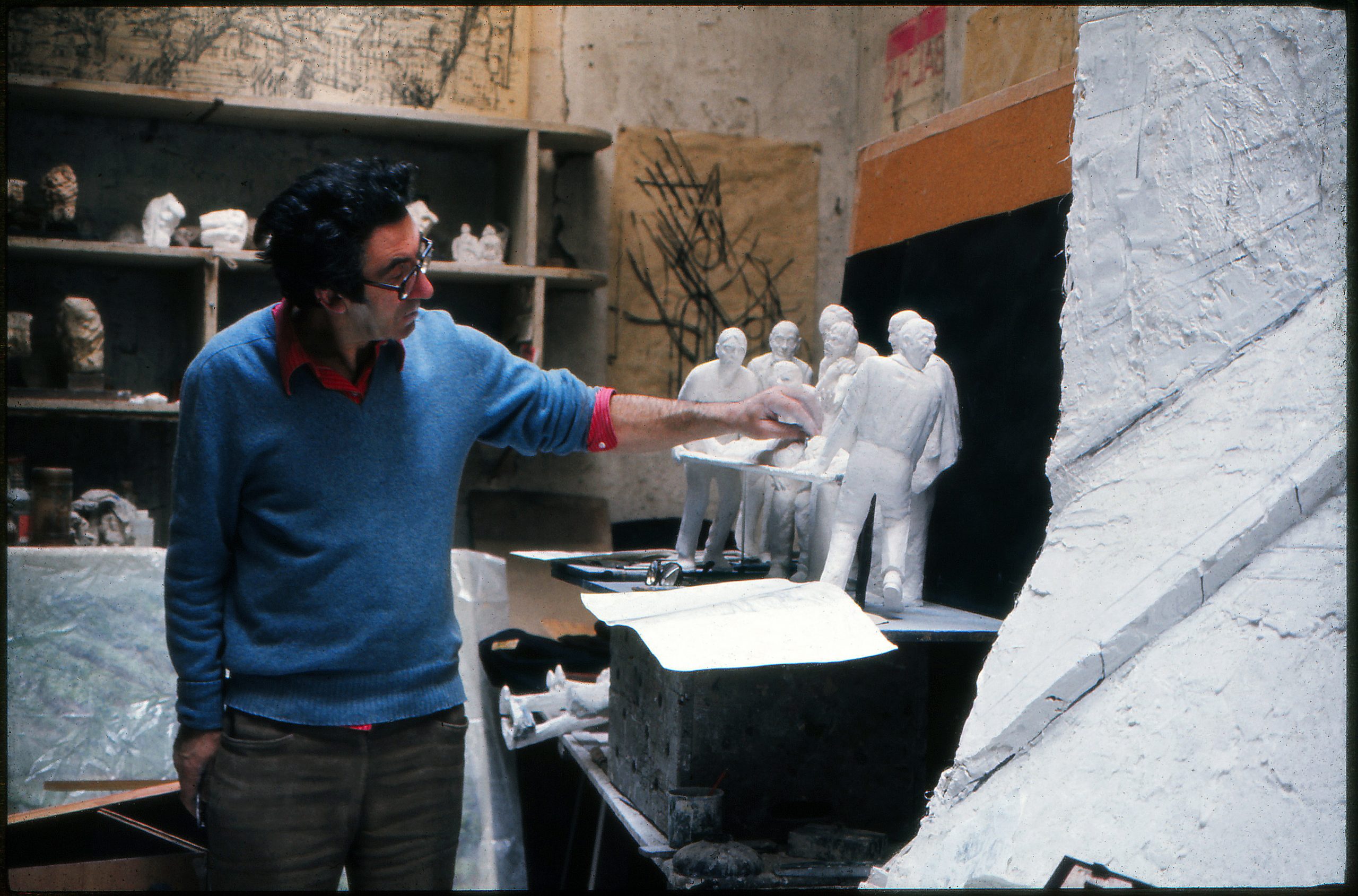 L'agression - Raymond Mason Sculpteur