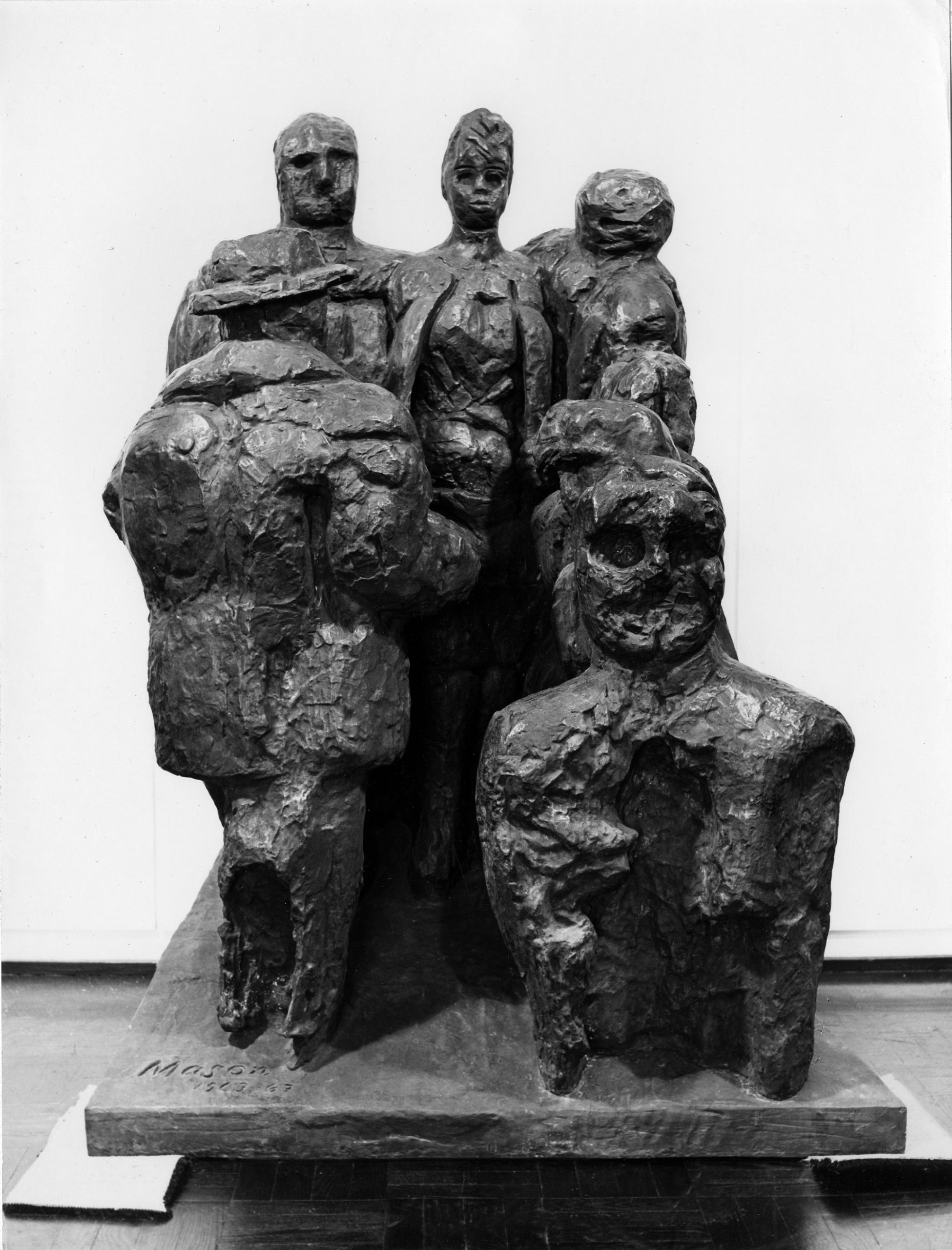 La Foule - Raymond Mason Sculpteur
