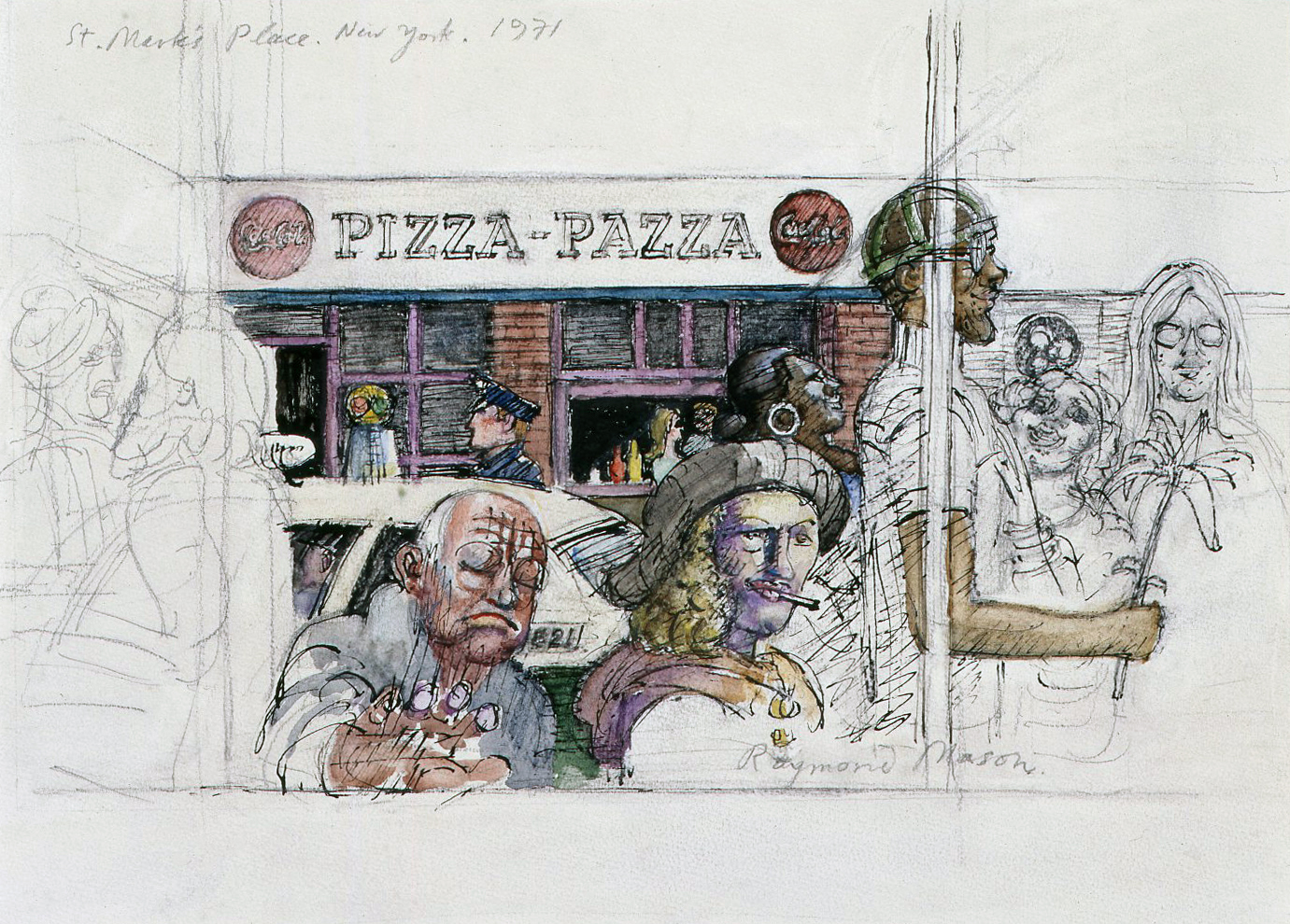 St Mark's Place - Raymond Mason Sculpteur